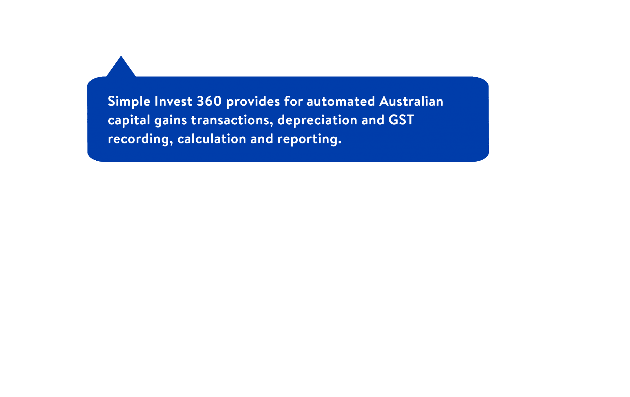 Simple Invest 360 | Complete accounting, investment and tax software.