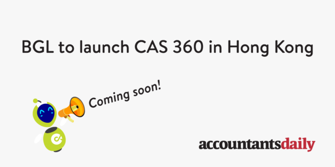 BGL to launch CAS 360 in Hong Kong