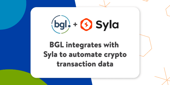 BGL integrates with Syla to automate crypto transaction data