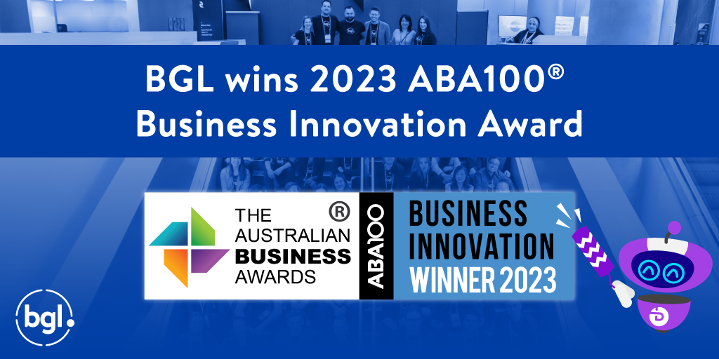 BGL wins 2023 ABA100® Business Innovation Award