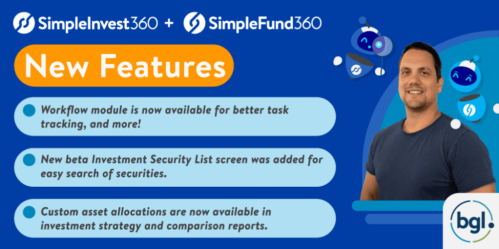 Simple Fund 360 and Simple Invest 360 Update – 19 October 2023