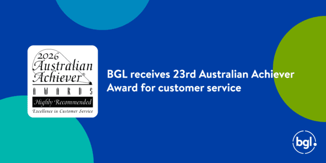 BGL receives 23rd Australian Achiever Award for customer service | BGL ...